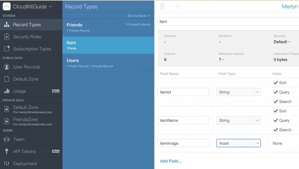 Cloudkit Save A Record 